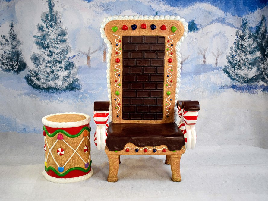 Santa's Christmas Throne | Christmas Props | Odin Events